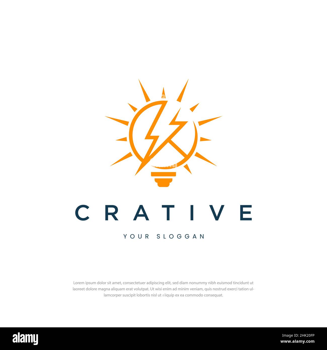 Eco-friendly light bulb energy saving yellow renewable vector ...