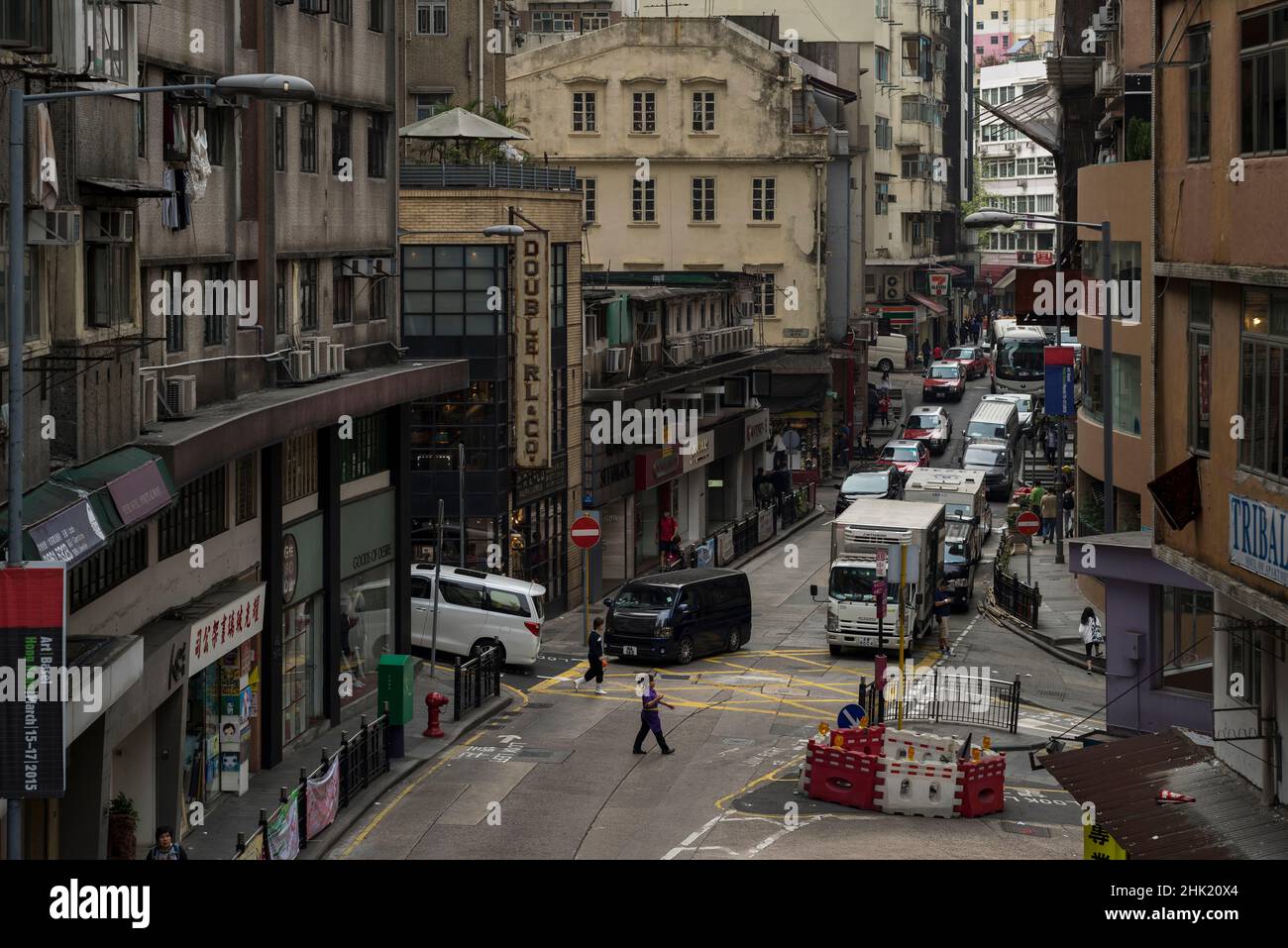 Second road to be built when the colony of hong hi-res stock ...