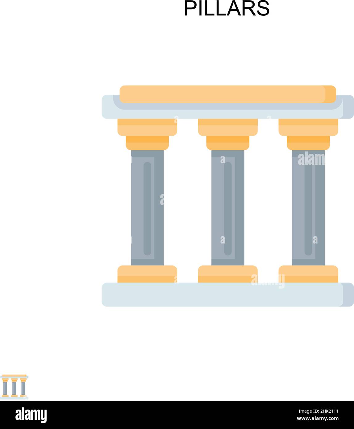 Circle of stone pillars Stock Vector Images - Alamy