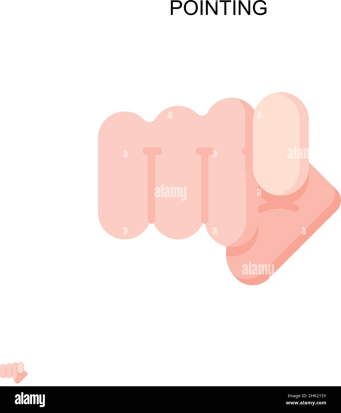 Cartoon pointing arrow symbol hi-res stock photography and images - Alamy