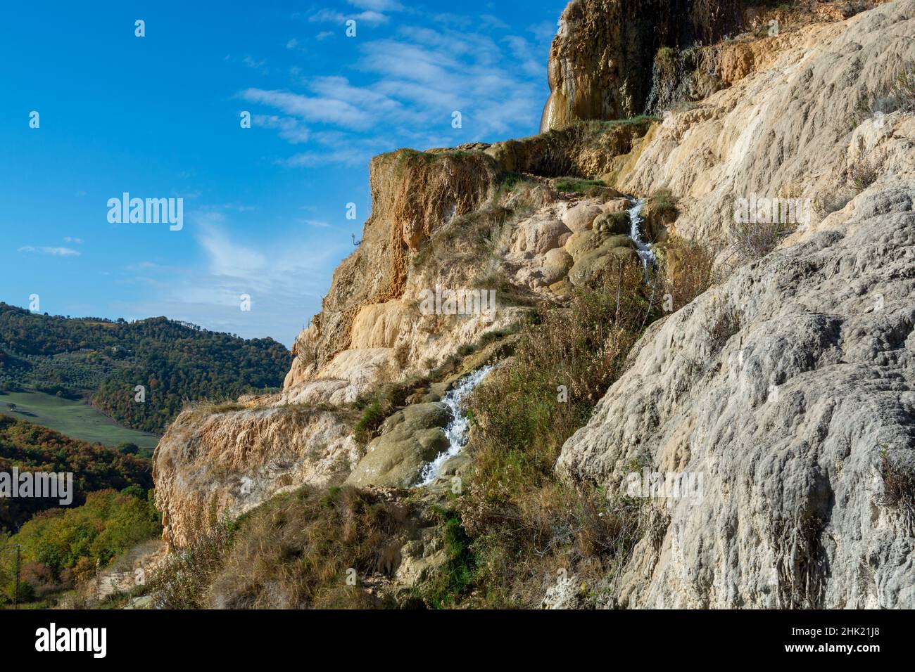 Ancient hot thermal springs and pool in nature park Dei Mulini, Bagno ...