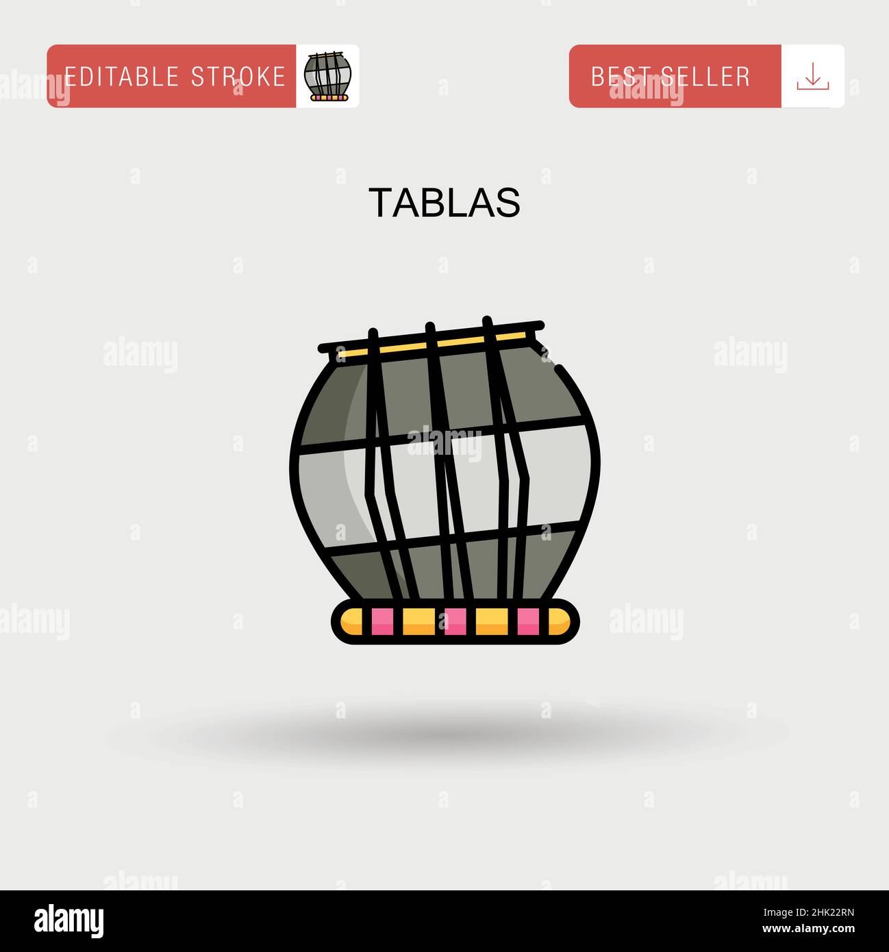 Tablas Simple vector icon Stock Vector Image & Art - Alamy