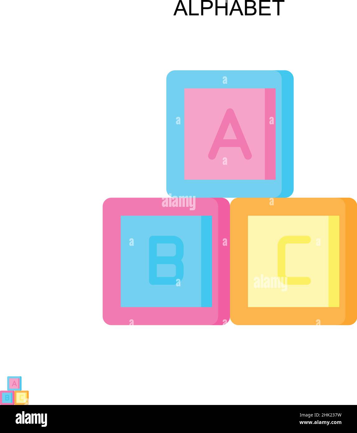 Web alphabet Stock Vector Images - Alamy
