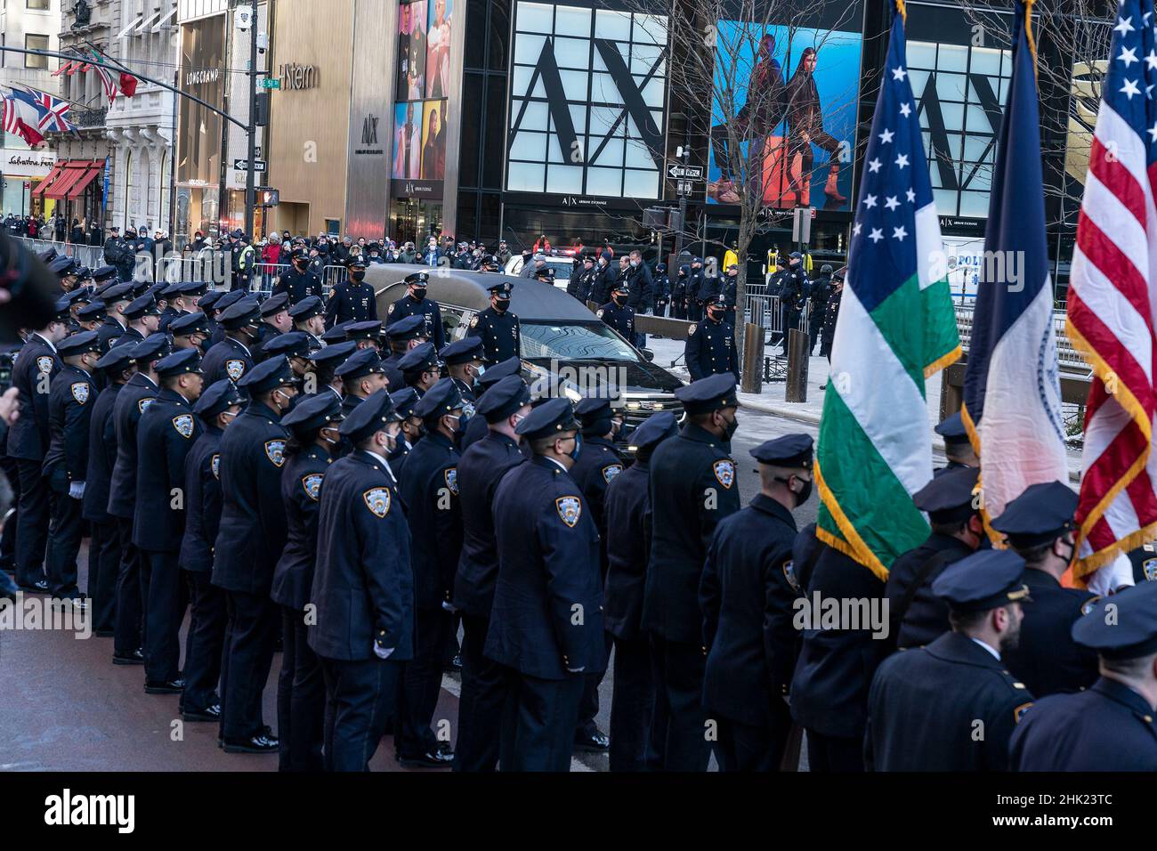 New York, New York, USA. 1st Feb, 2022. Wake is held at Saint Patrick's ...