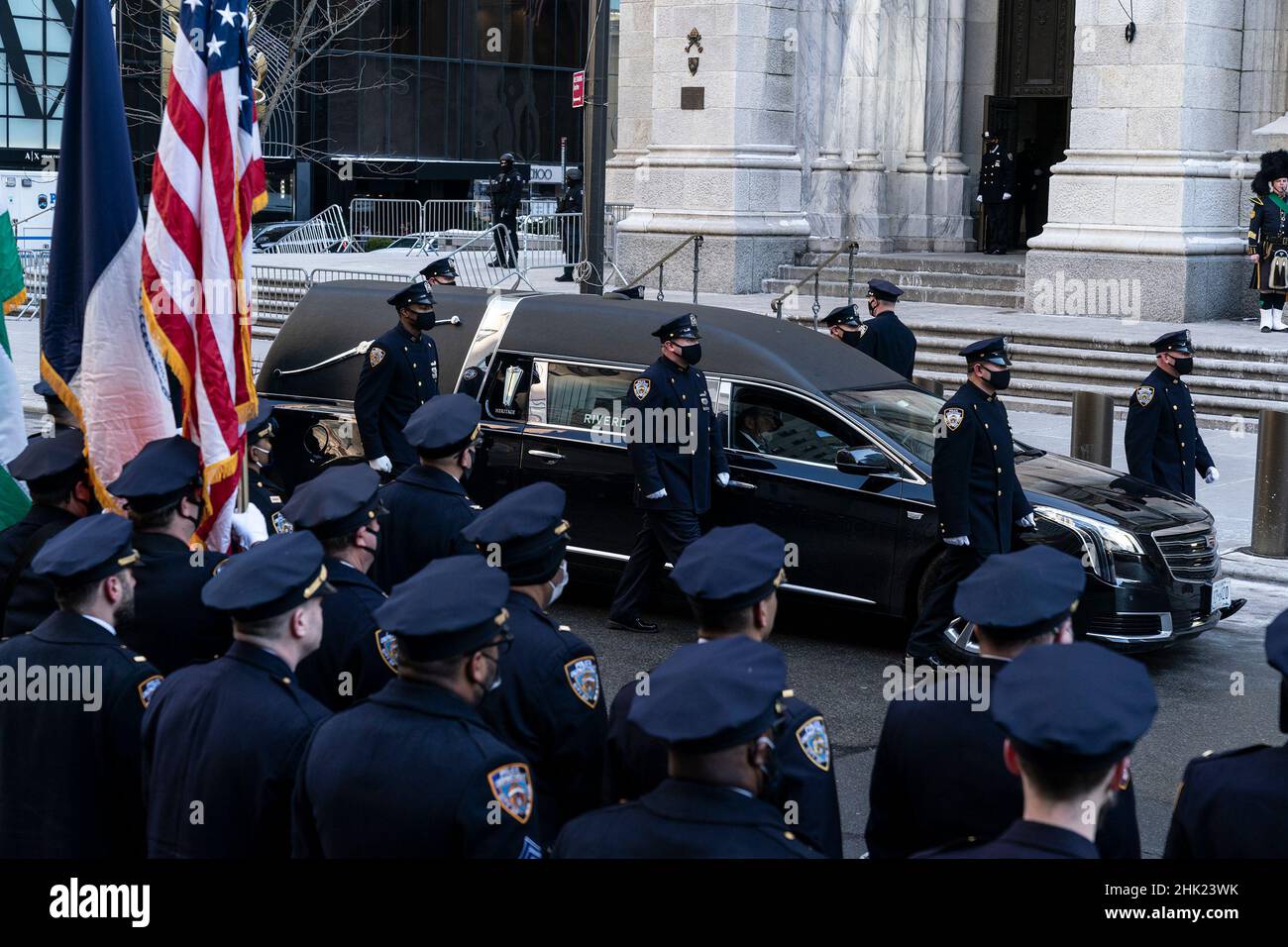 New York, New York, USA. 1st Feb, 2022. Wake is held at Saint Patrick's ...