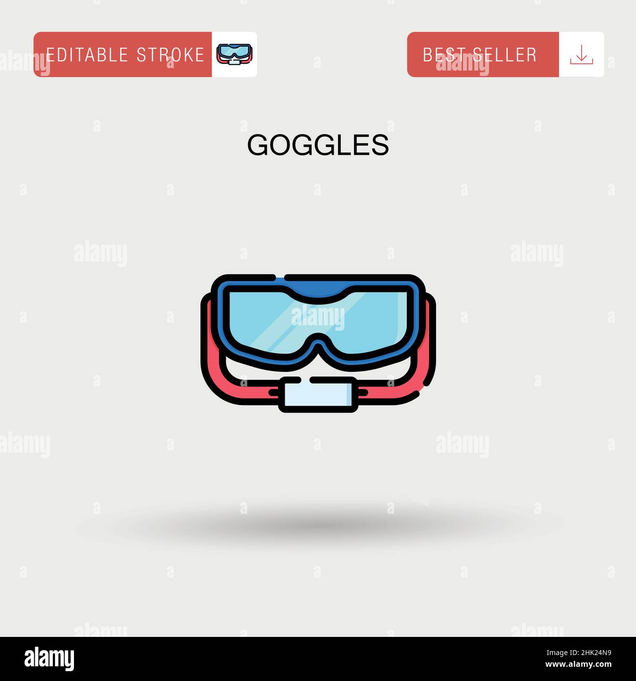 Professional Goggles Stock Vector Images - Alamy