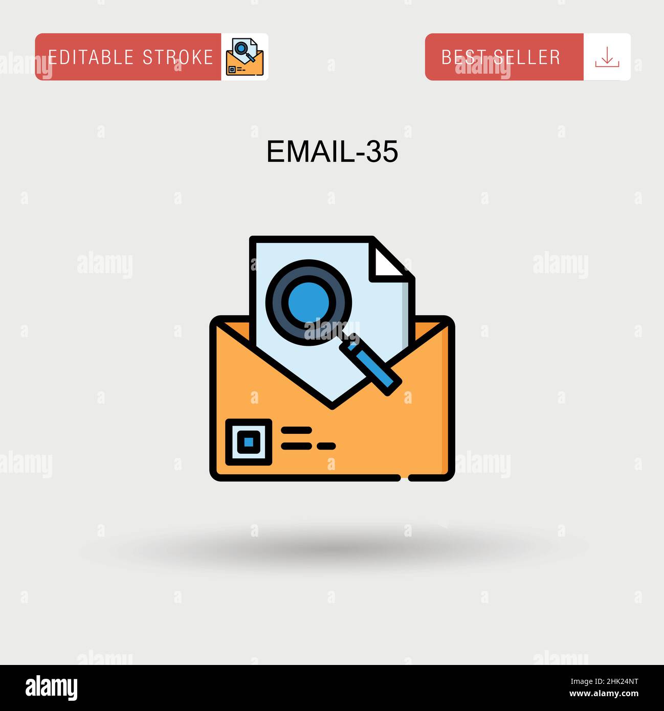 Email portrait Stock Vector Images - Alamy