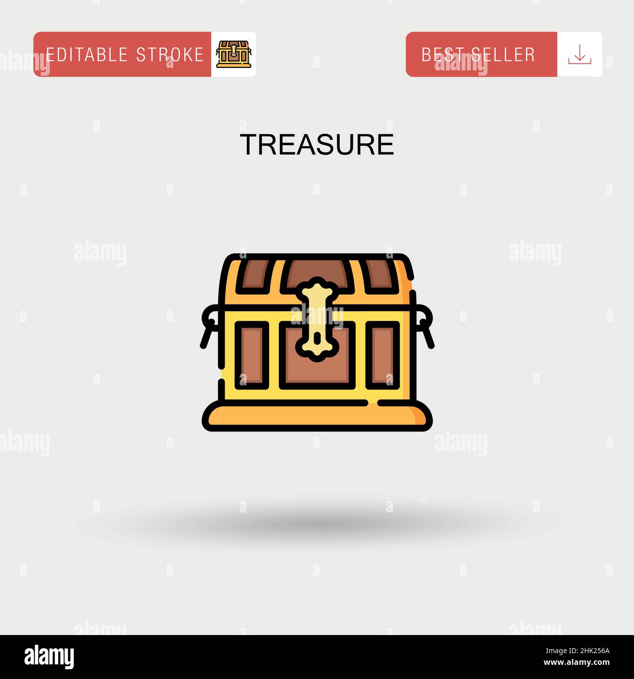 Pirate coins treasure background Stock Vector Images - Alamy