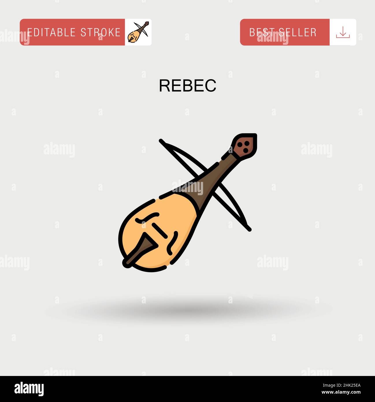 Rebec instrument Stock Vector Images - Alamy