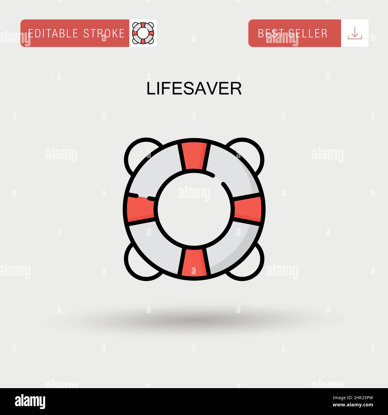 Cartoon lifesaver hi-res stock photography and images - Alamy