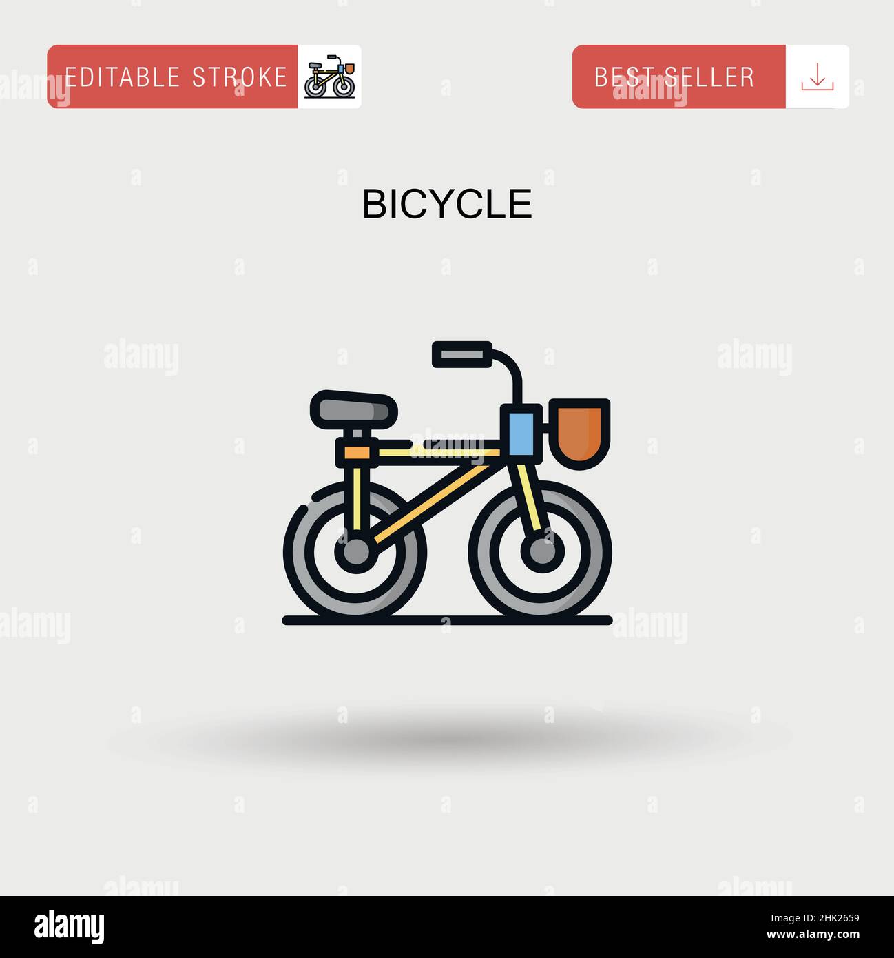 Male vintage bicycle Stock Vector Images - Alamy