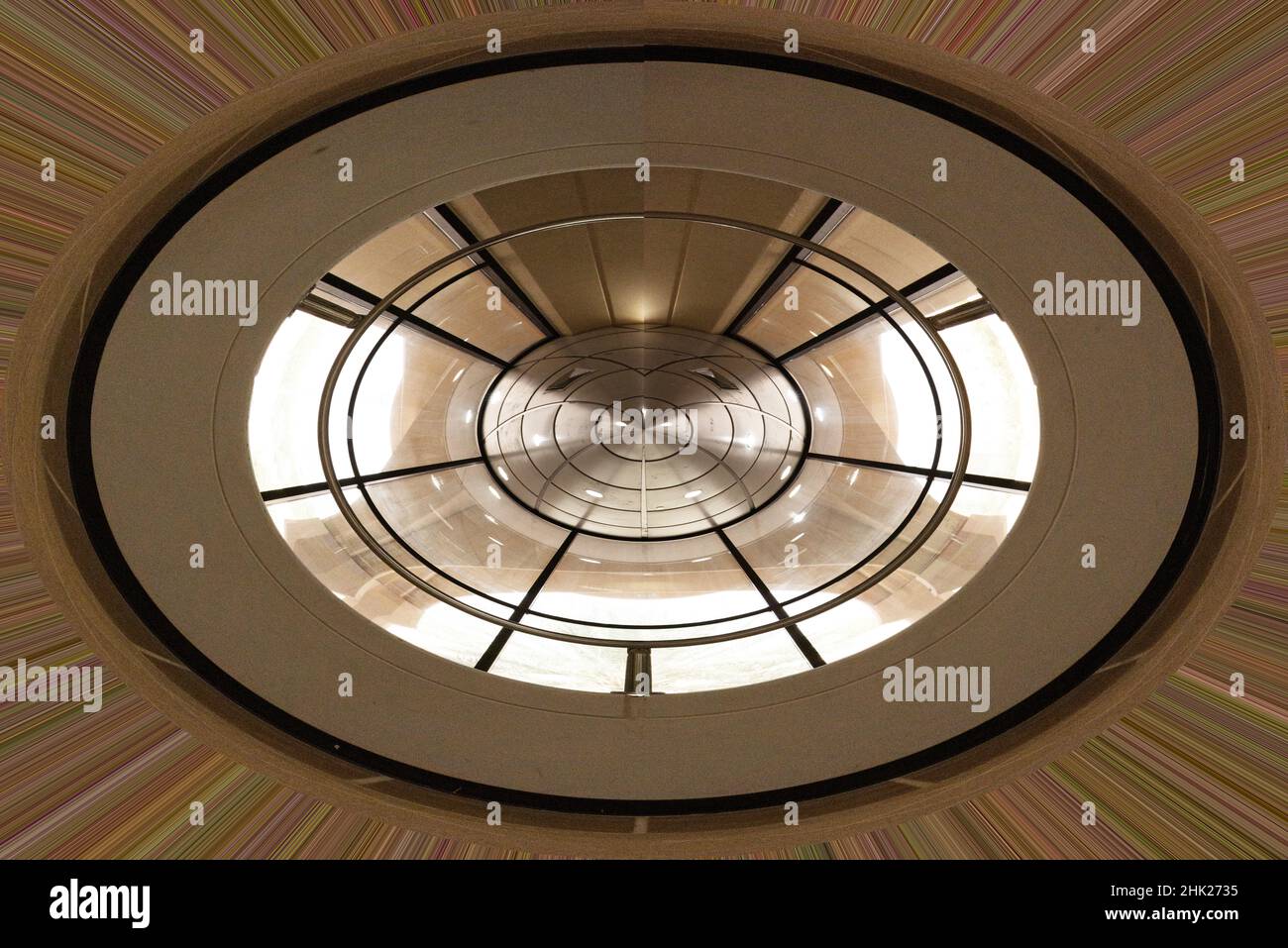 Spherized image - light and dark Stock Photo - Alamy