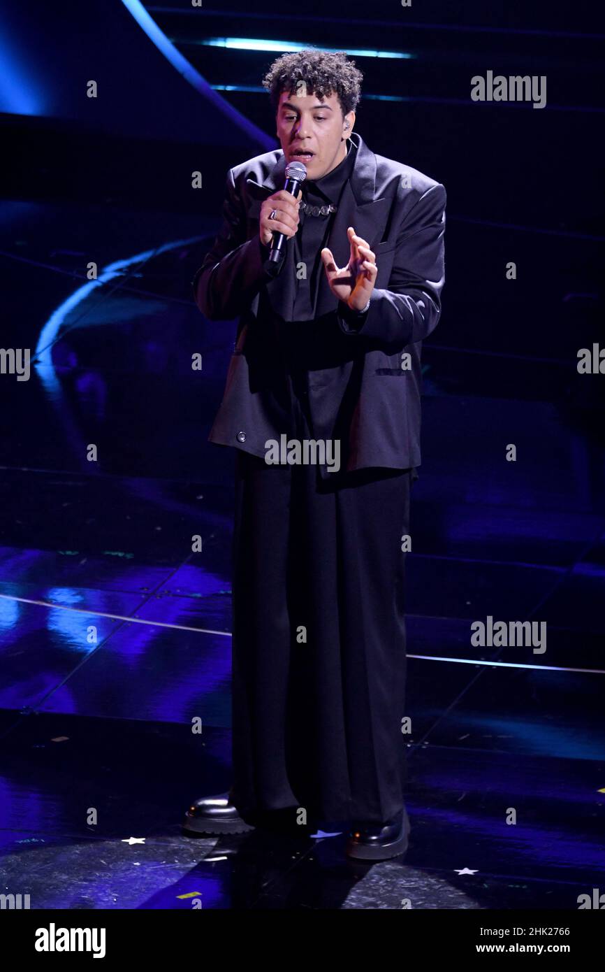 Sanremo, 72nd Italian Song Festival, First Evening. The Singers In the ...