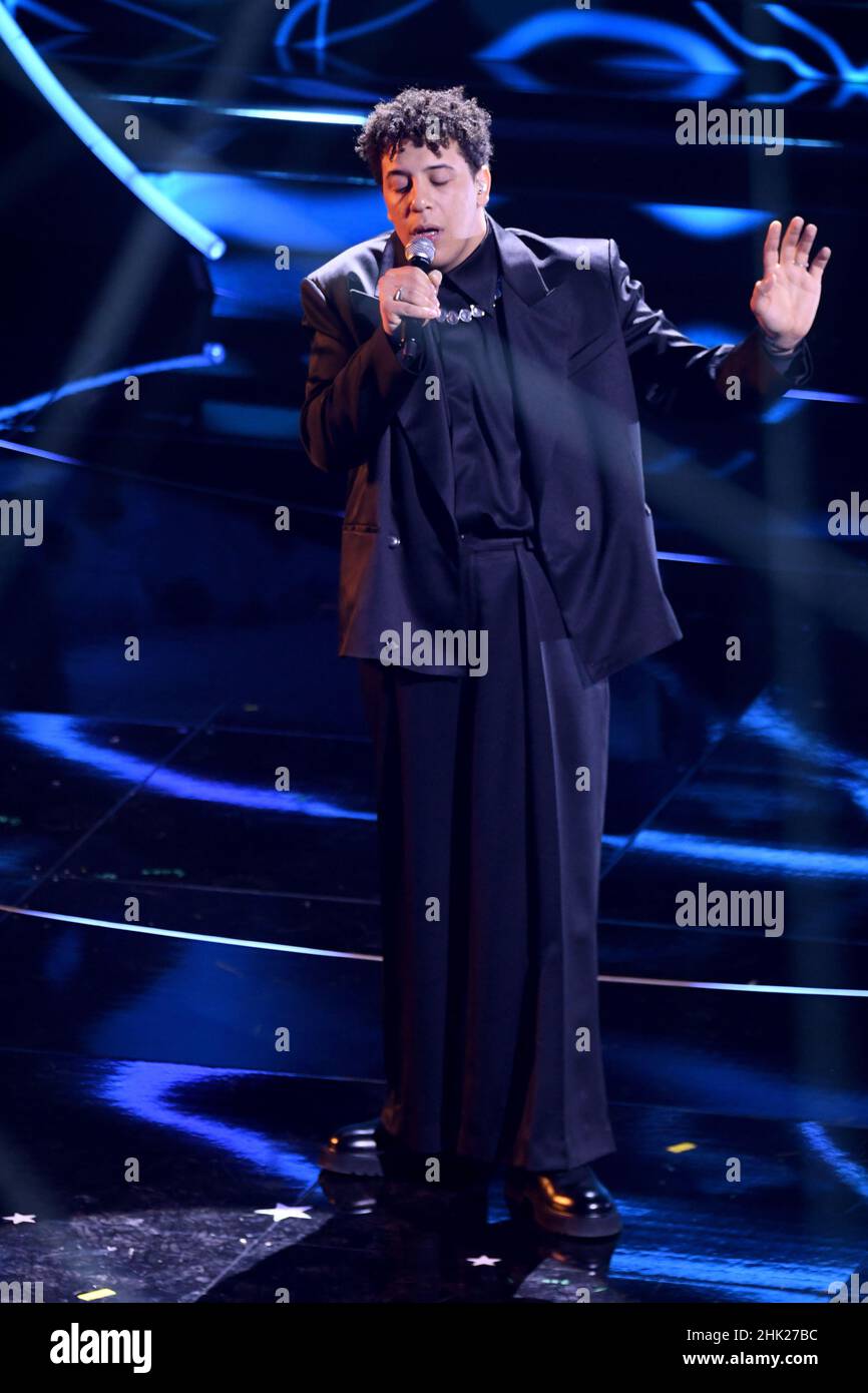 Sanremo, 72nd Italian Song Festival, First Evening. The Singers In the ...