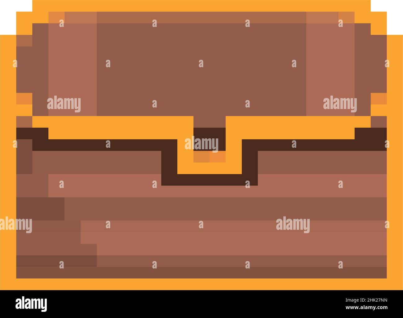 wooden chest pixel Stock Vector Image & Art - Alamy