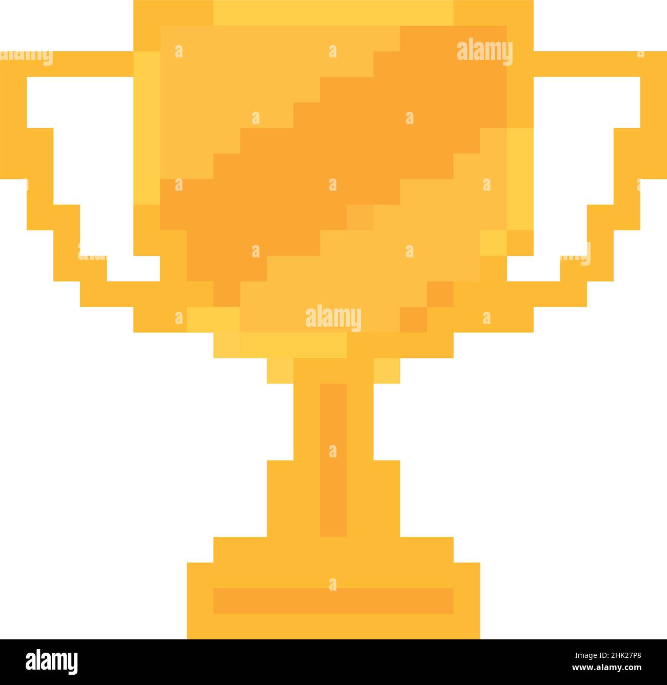 trophy award pixel Stock Vector Image & Art - Alamy