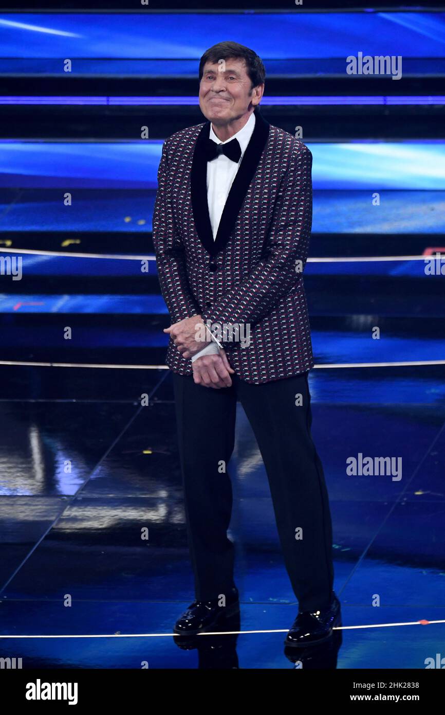 Sanremo, 72nd Italian Song Festival, First Evening. The singers. In the ...