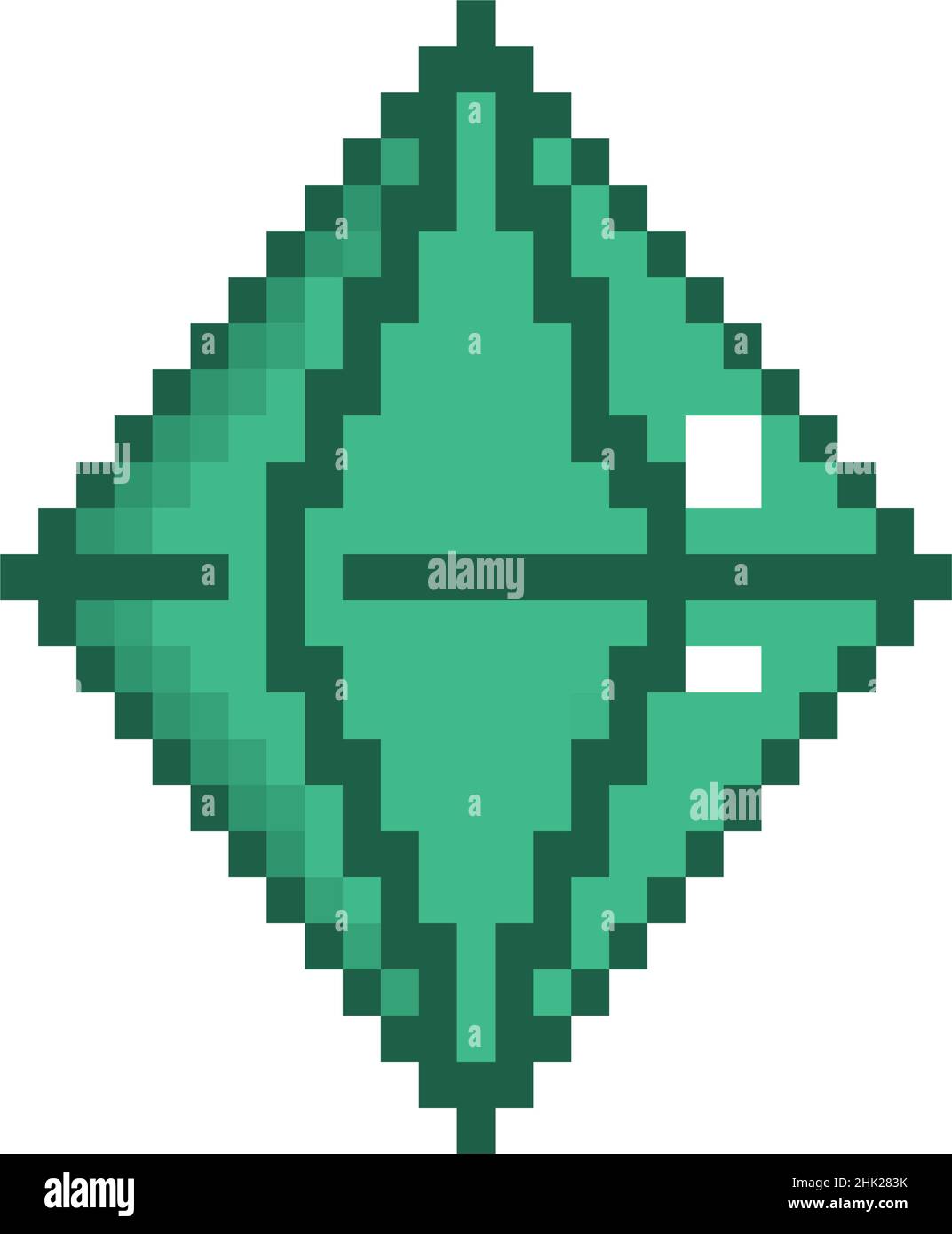 diamond gem pixel Stock Vector Image & Art - Alamy