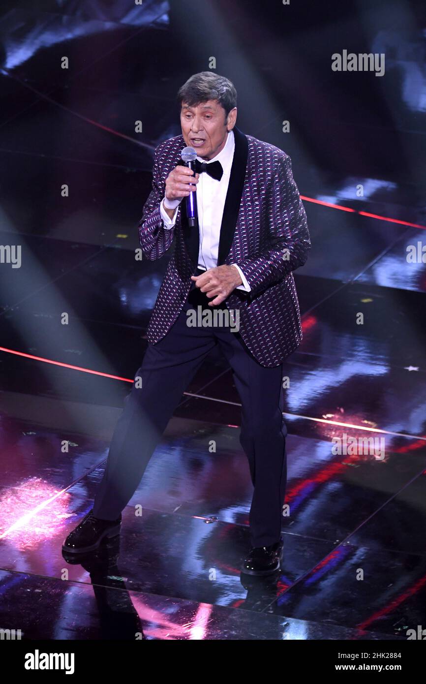 Sanremo, 72nd Italian Song Festival, First Evening. The singers. In the ...