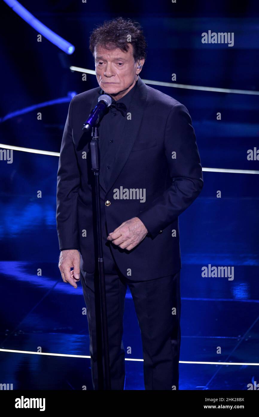 Sanremo, 72nd Italian Song Festival, First Evening. The singers. In the ...