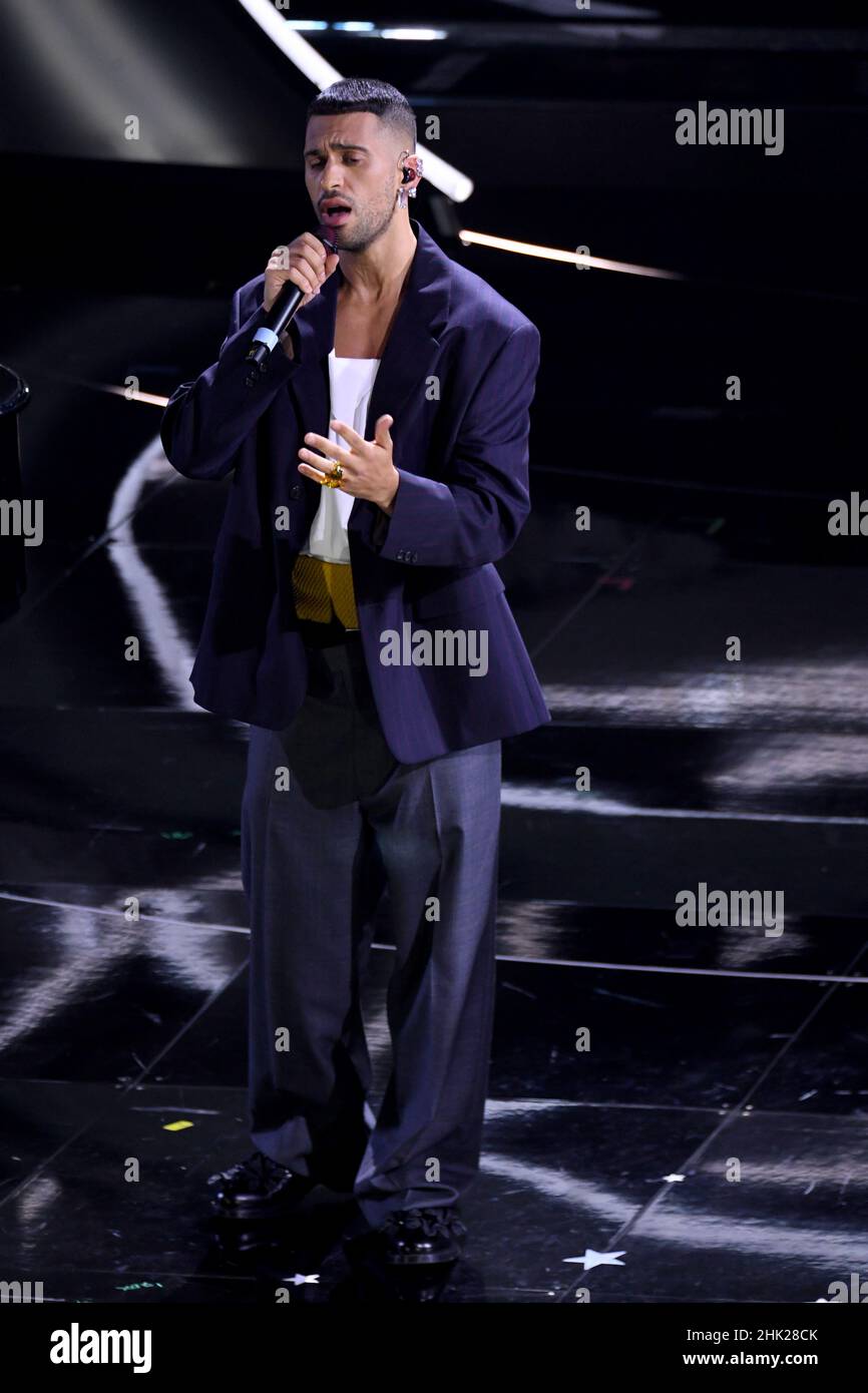 Sanremo, 72nd Italian Song Festival, First Evening. The singers ...
