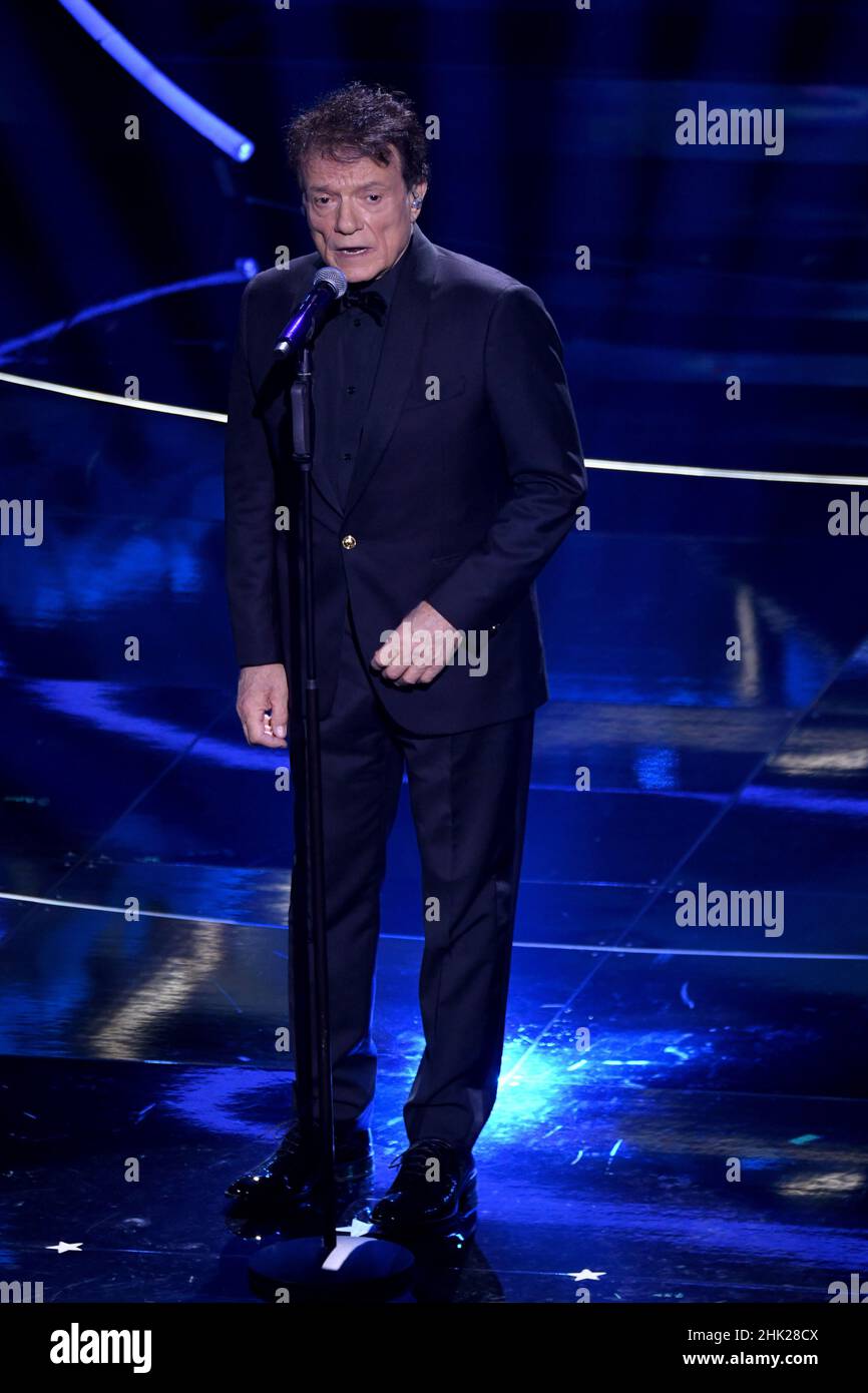 Sanremo, 72nd Italian Song Festival, First Evening. The singers. In the ...