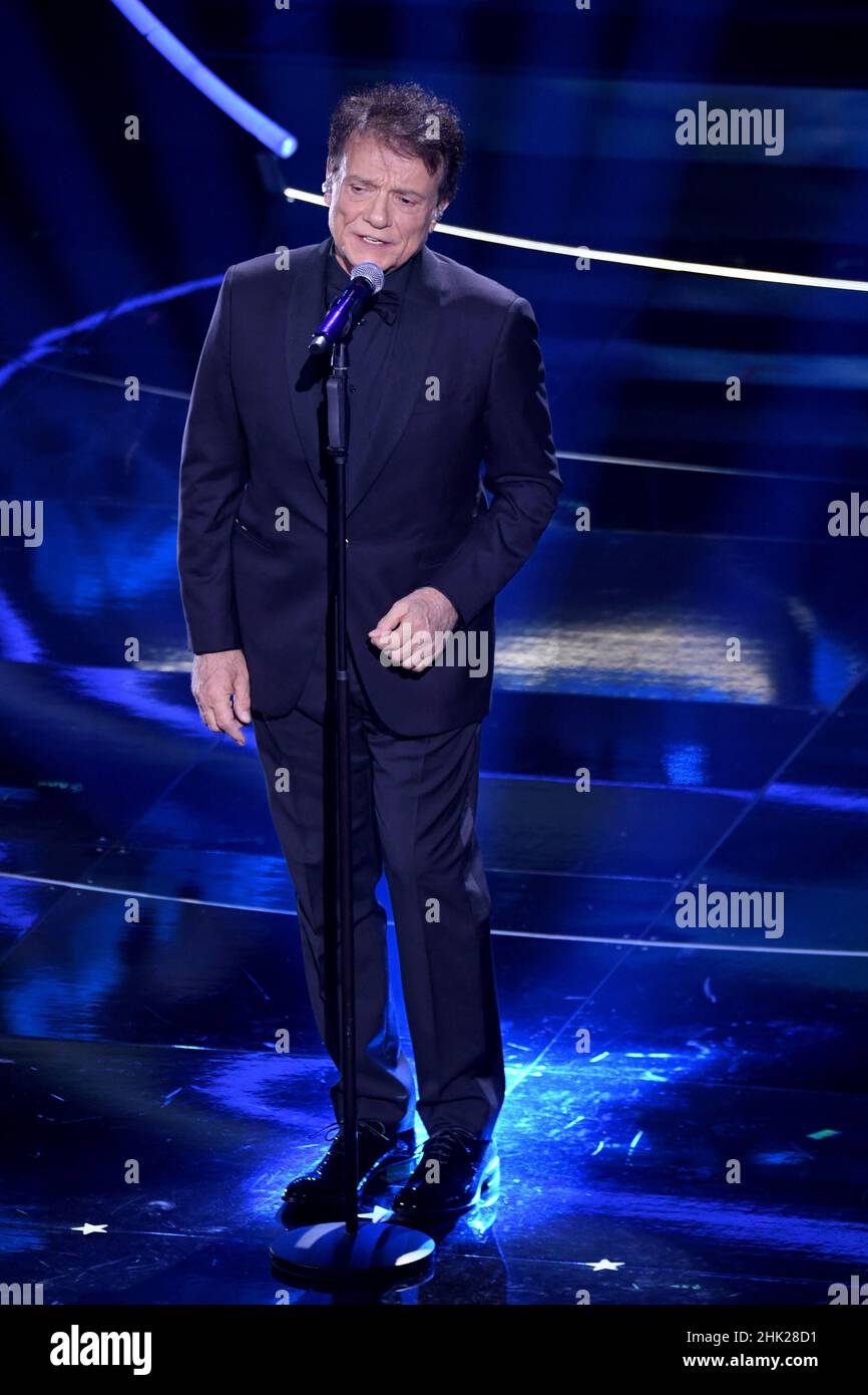 Sanremo, 72nd Italian Song Festival, First Evening. The singers. In the ...