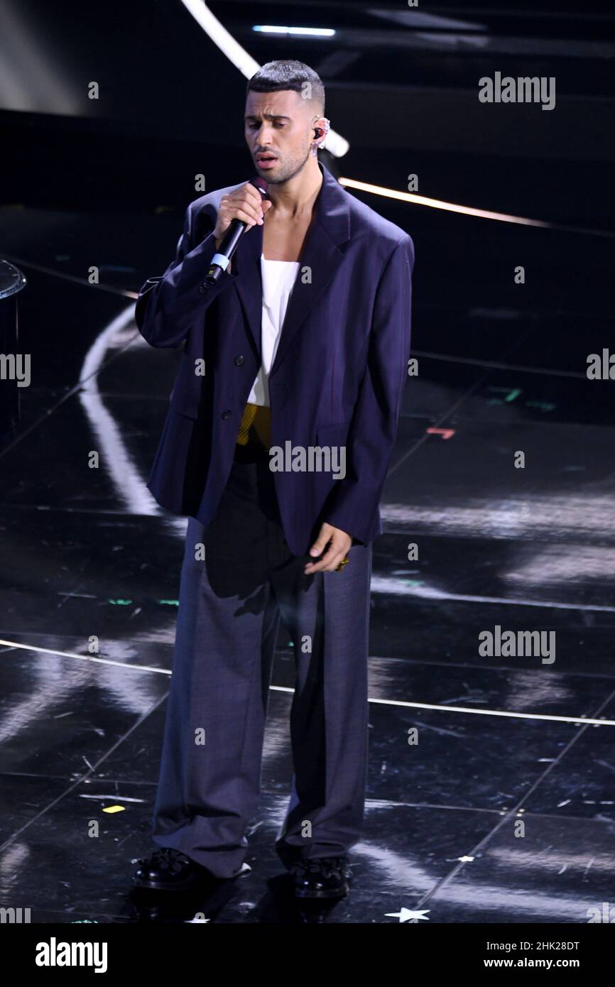 Sanremo, 72nd Italian Song Festival, First Evening. The singers ...