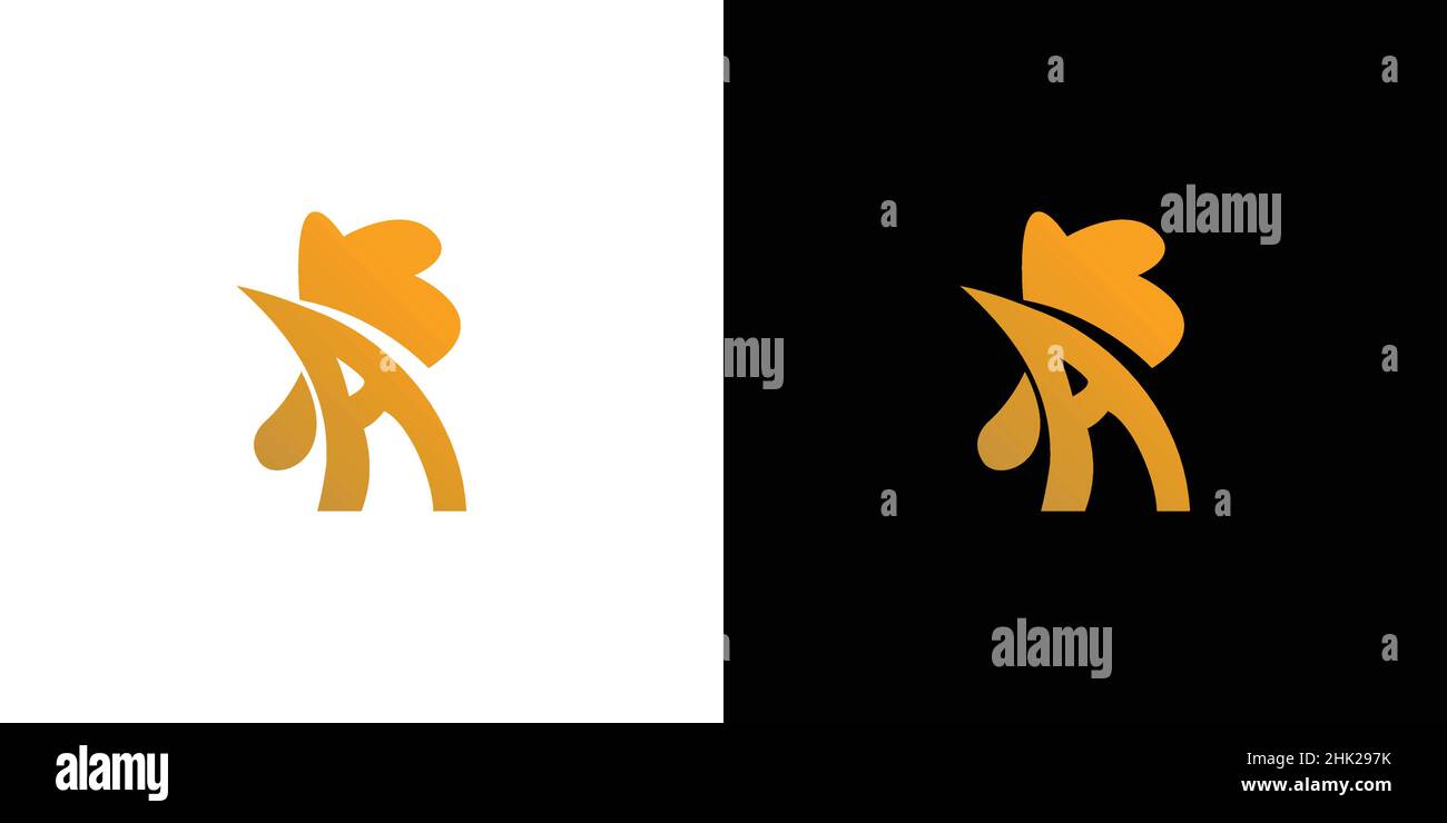 Modern and professional letter A initial chicken logo design Stock ...