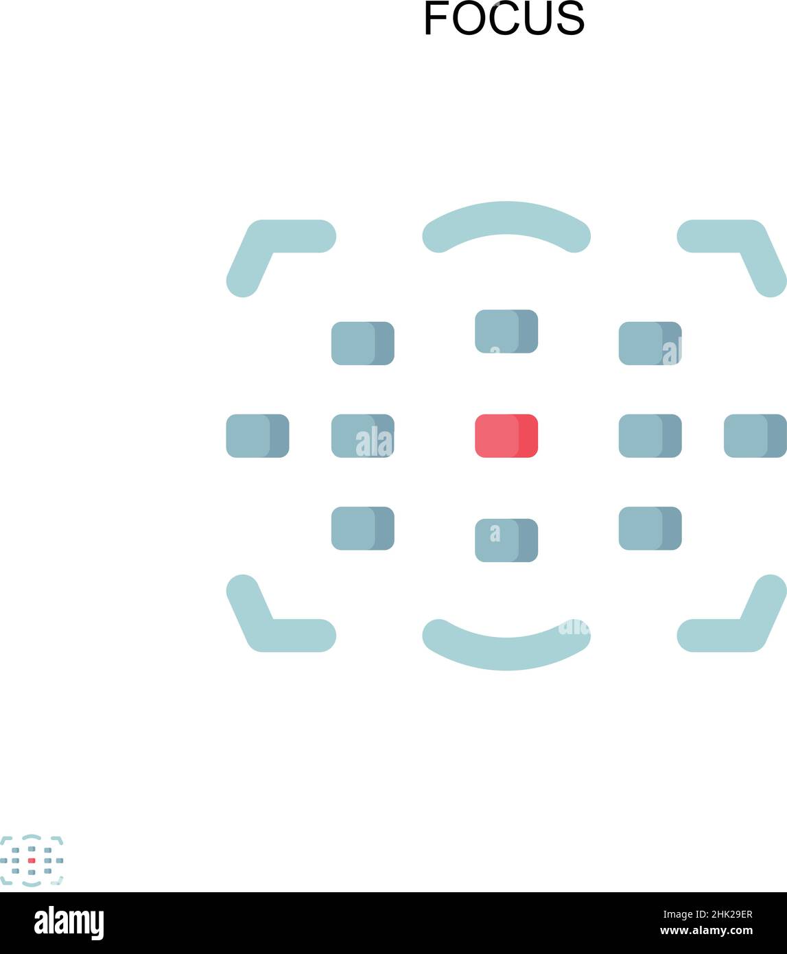 Focus of background Stock Vector Images - Alamy