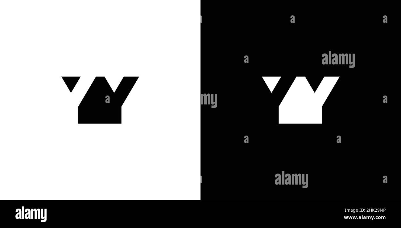 Unique and modern YY initials logo design Stock Vector Image & Art - Alamy