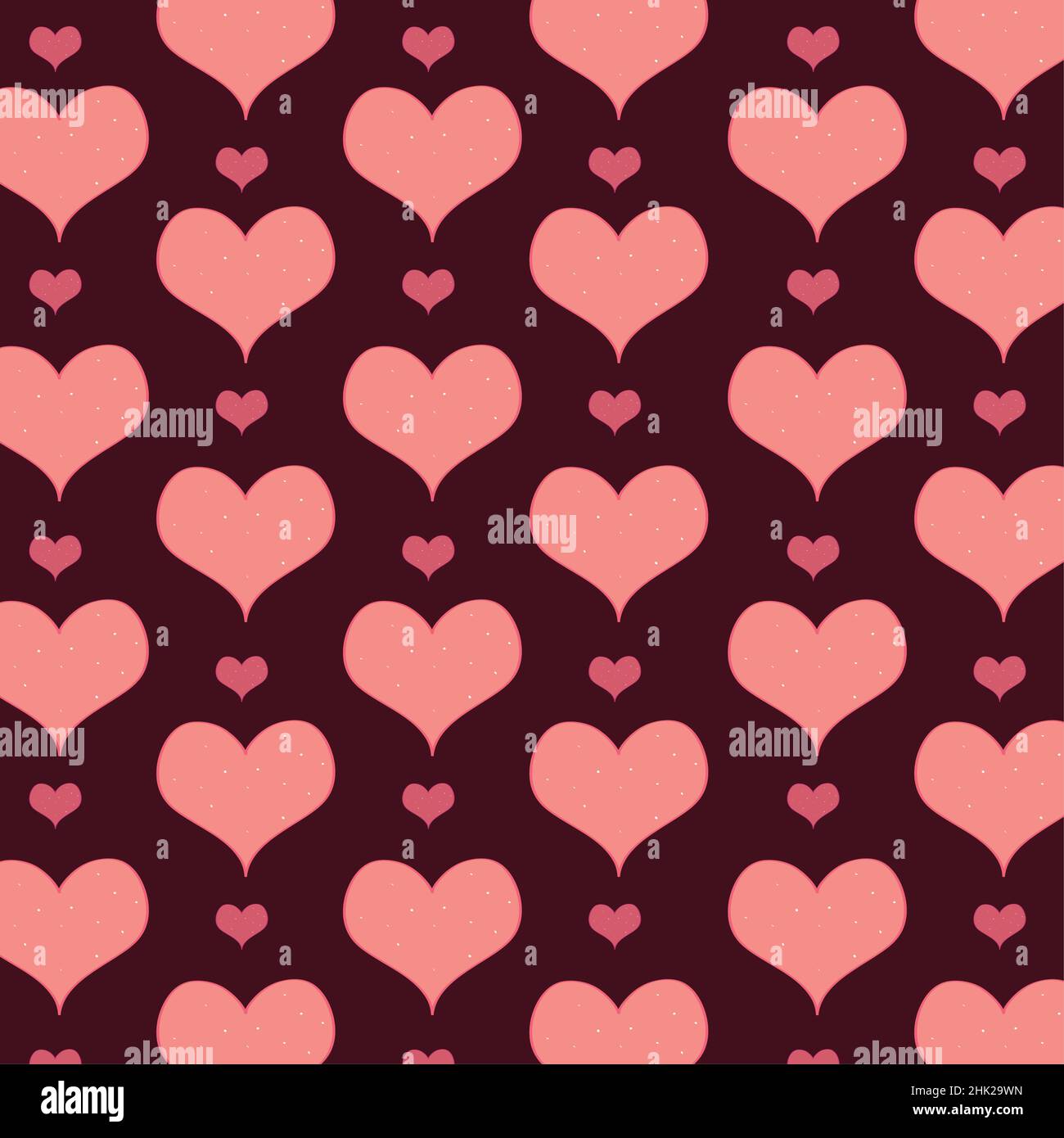 hearts love pattern Stock Vector Image & Art - Alamy