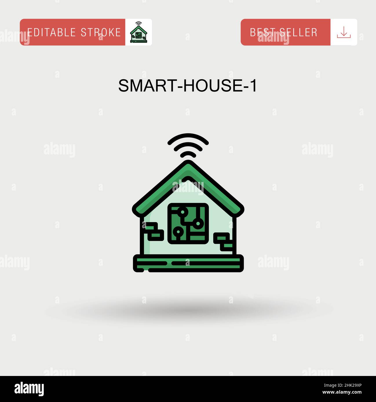 People energy screen house Stock Vector Images - Alamy