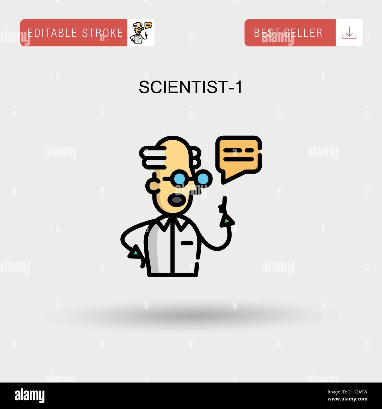 Vector illustration scientist work Stock Vector Images - Alamy