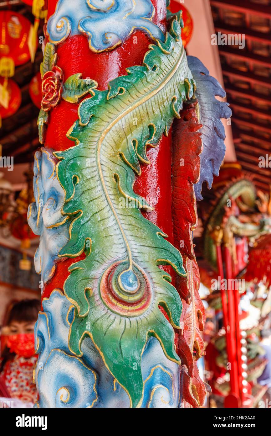 Detail of Vihara Dharmayana, Chinese Buddhist temple at Chinese Lunar ...