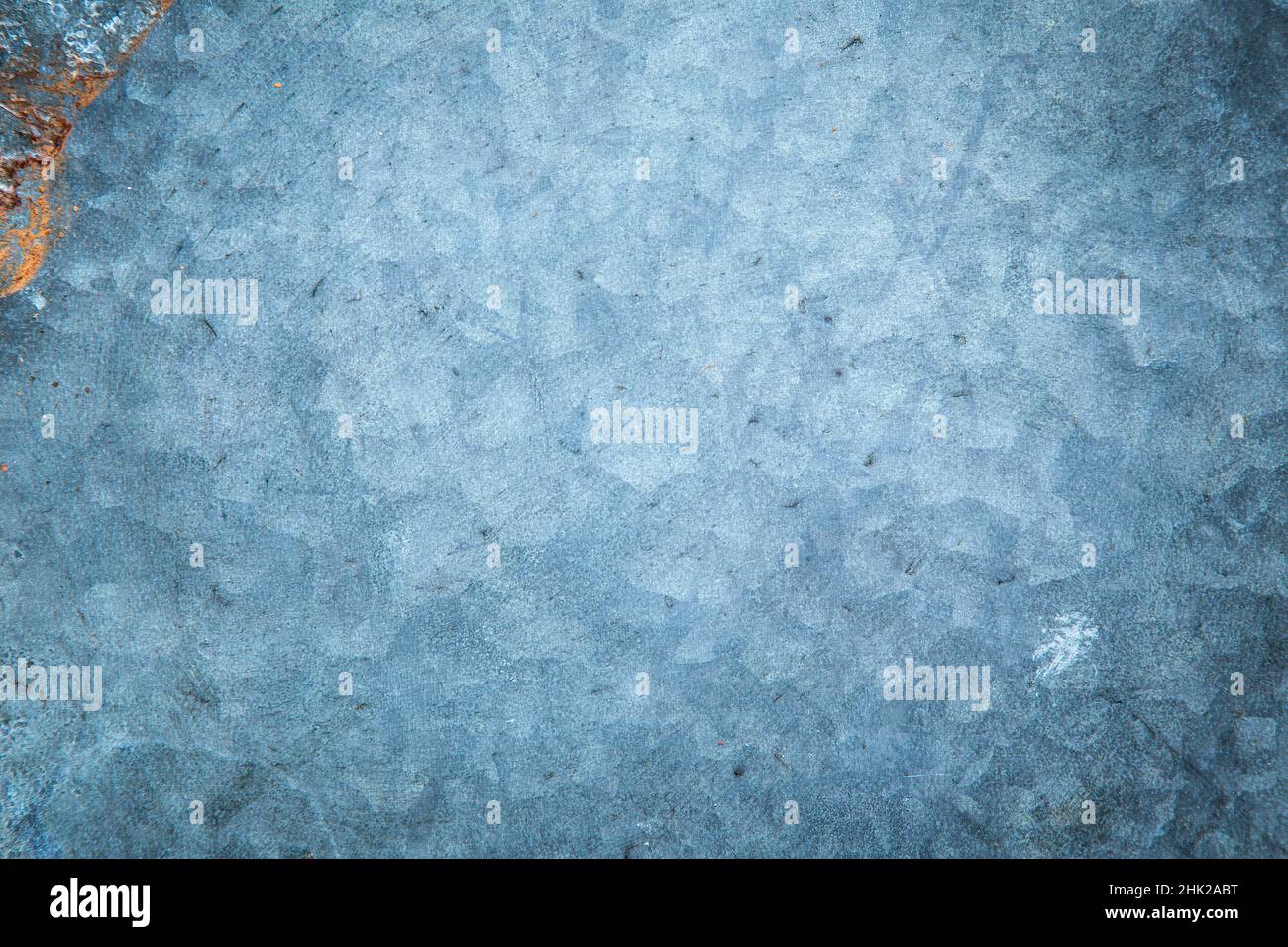 Closeup of a real blue rusted steel metal background texture Stock ...