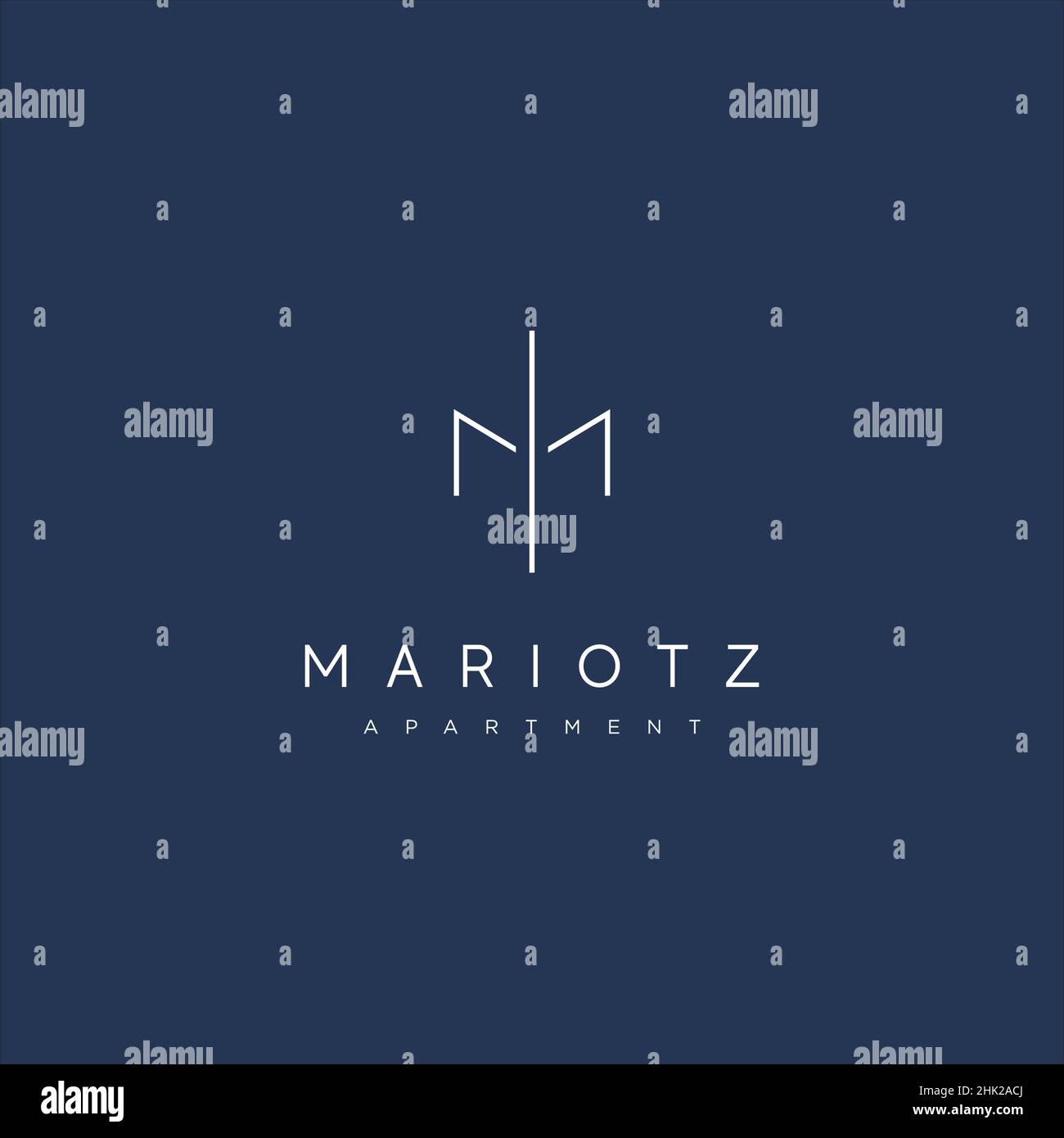 Letter m roof logo hi-res stock photography and images - Alamy