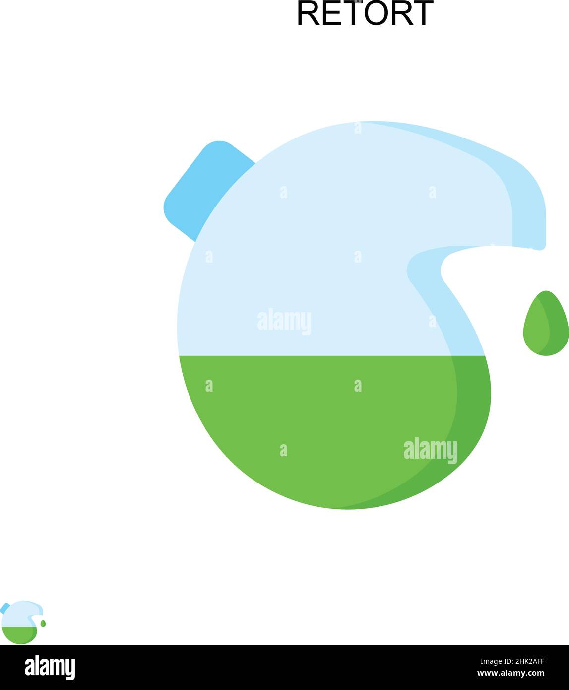Retort Simple vector icon. Illustration symbol design template for web ...