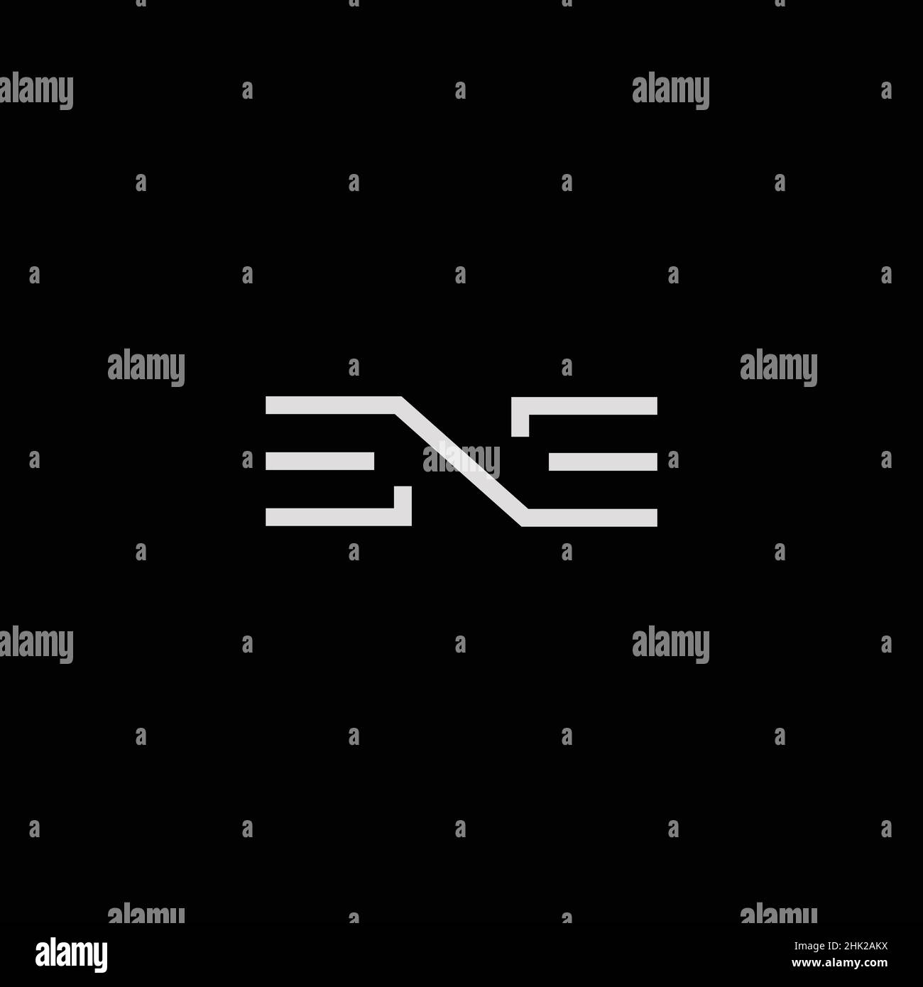 Amazing and modern initial letter ENE design Stock Vector Image & Art ...