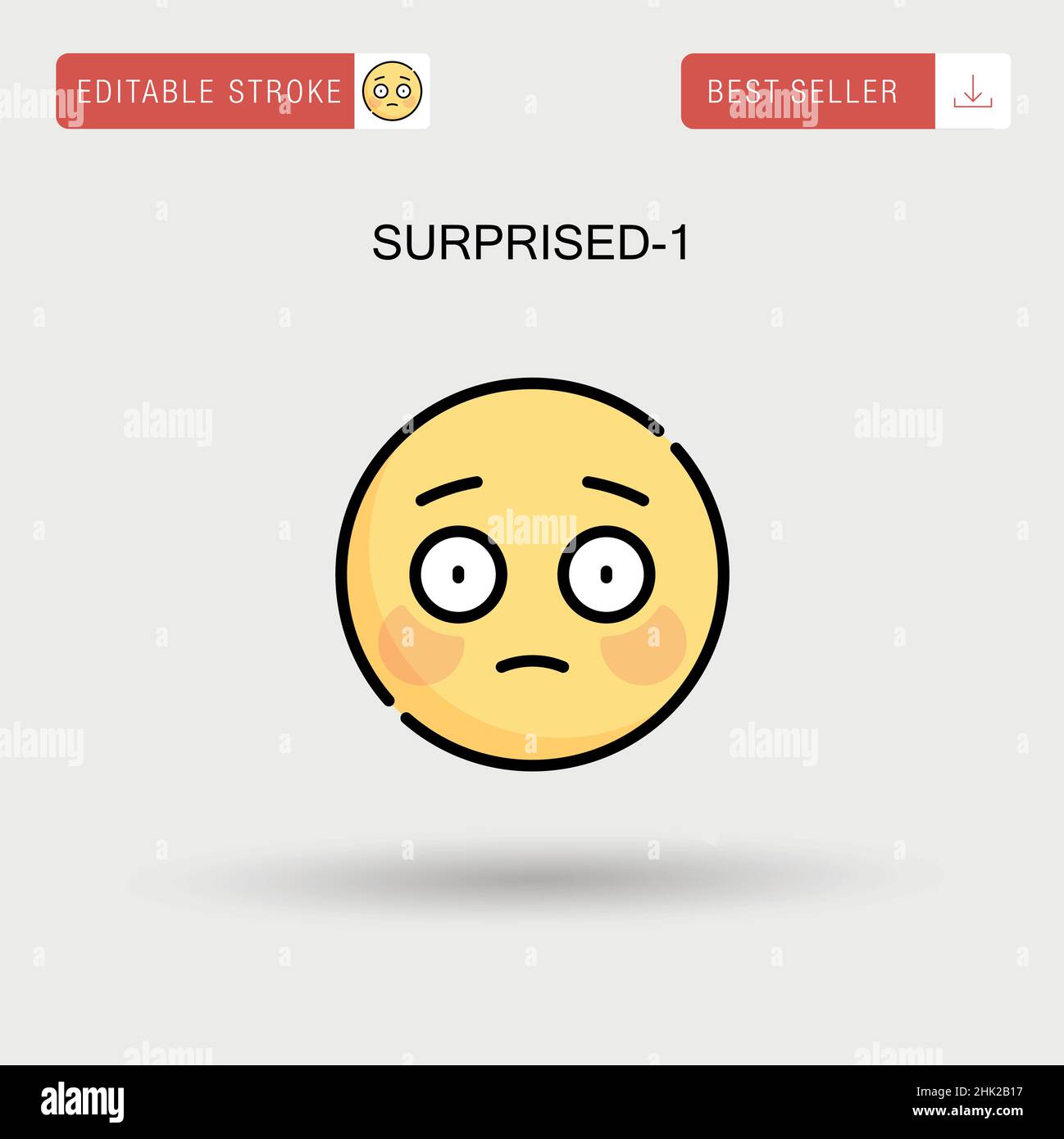 Pretty girl shocked surprised expression Stock Vector Images - Alamy