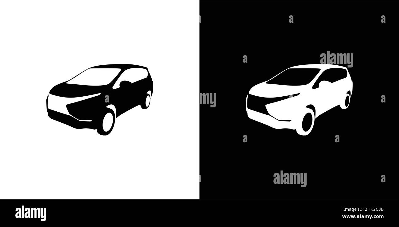 Happy family car travel Black and White Stock Photos & Images - Alamy