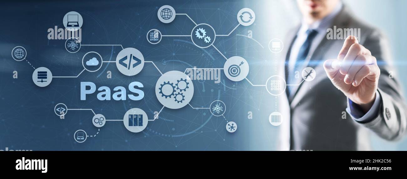 Platform as a Service. PaaS concept on virtual screen Stock Photo - Alamy