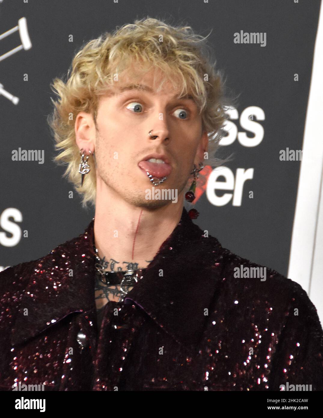 Los Angeles, California, USA 1st February 2022 Musician/Singer Machine ...