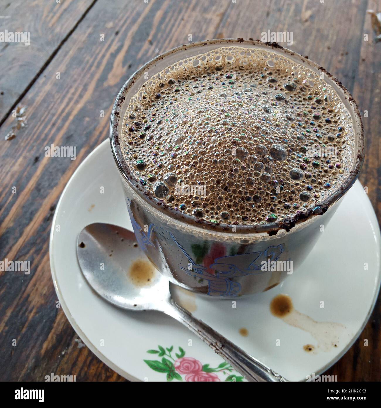 a cup java coffee Stock Photo - Alamy