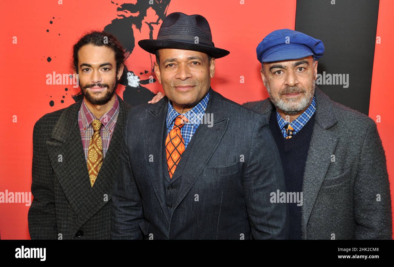 New York, USA. 01st Feb, 2022. L-R: Marley Van Peebles, Mario Van ...
