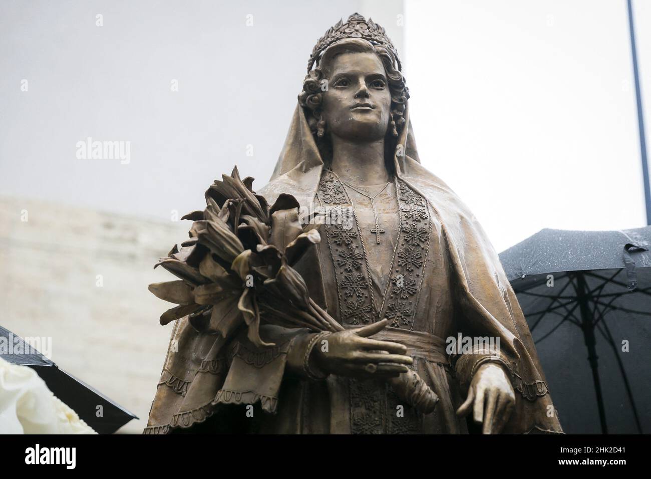 Tirana, Albania, February 1, 2022, inauguration of Queen Geraldine of ...