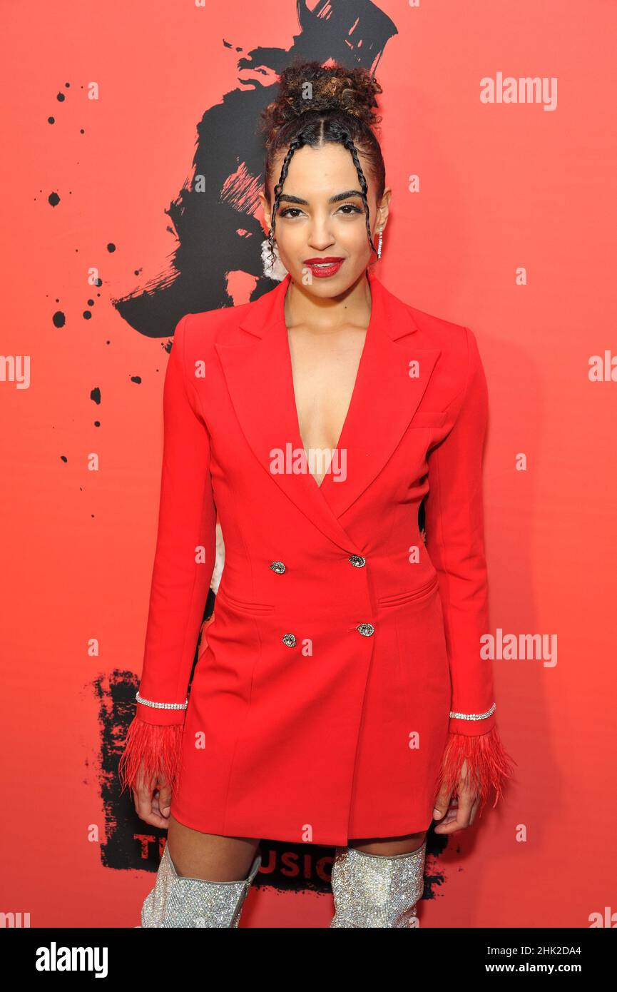 New York, USA. 01st Feb, 2022. Carina-Kay Louchley attends the opening ...