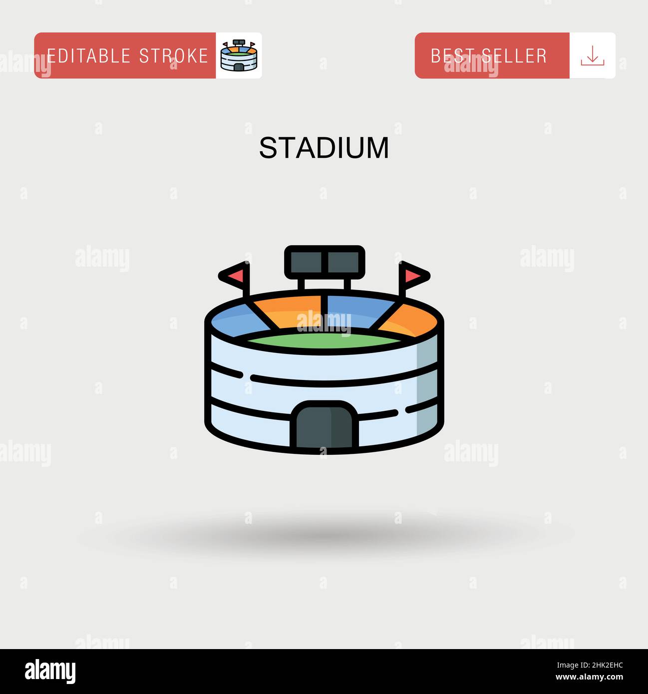 Stadium background crowd Stock Vector Images - Alamy