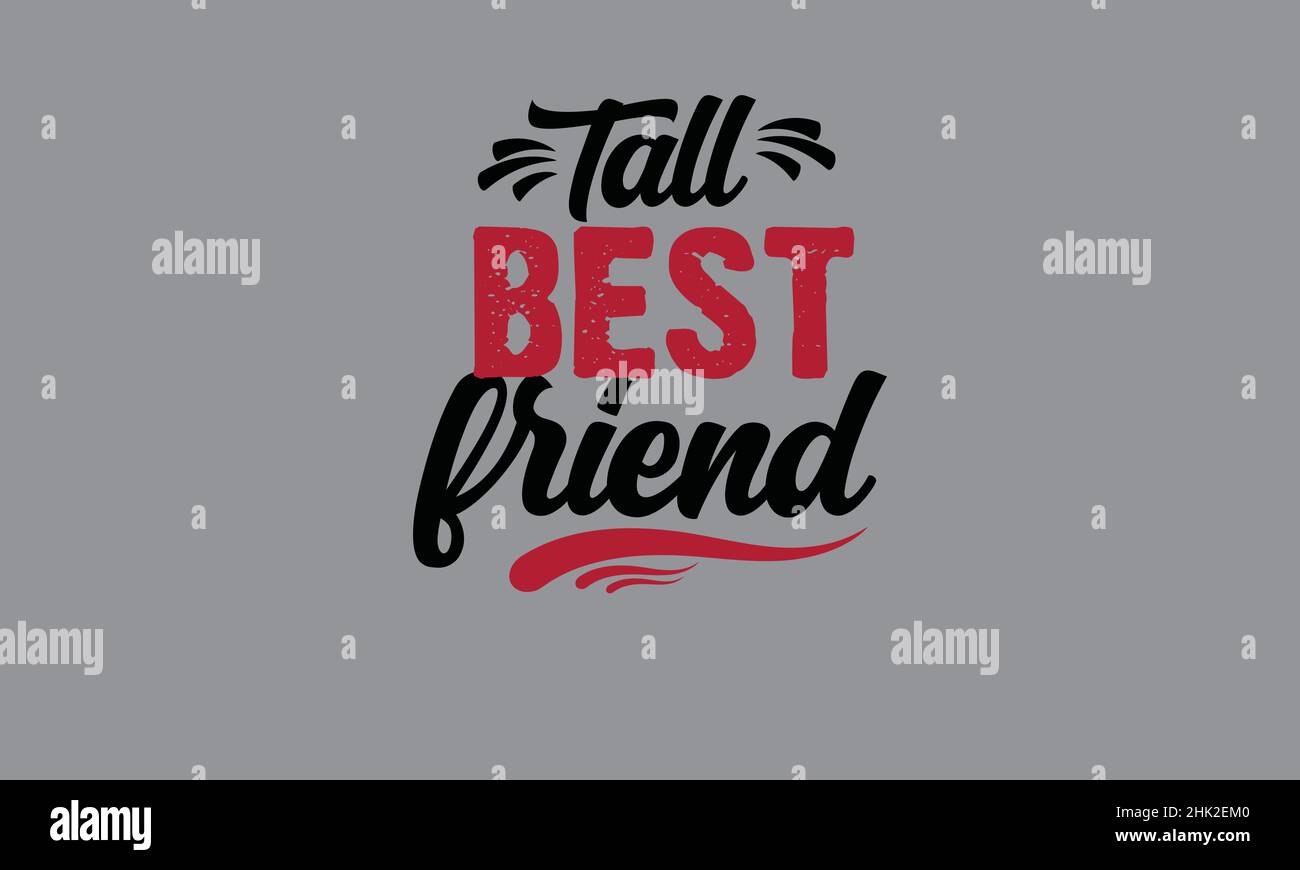 Tall friend Stock Vector Images - Alamy