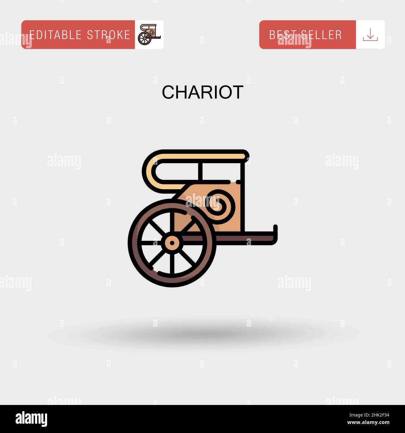 Golden chariot india Stock Vector Images - Alamy